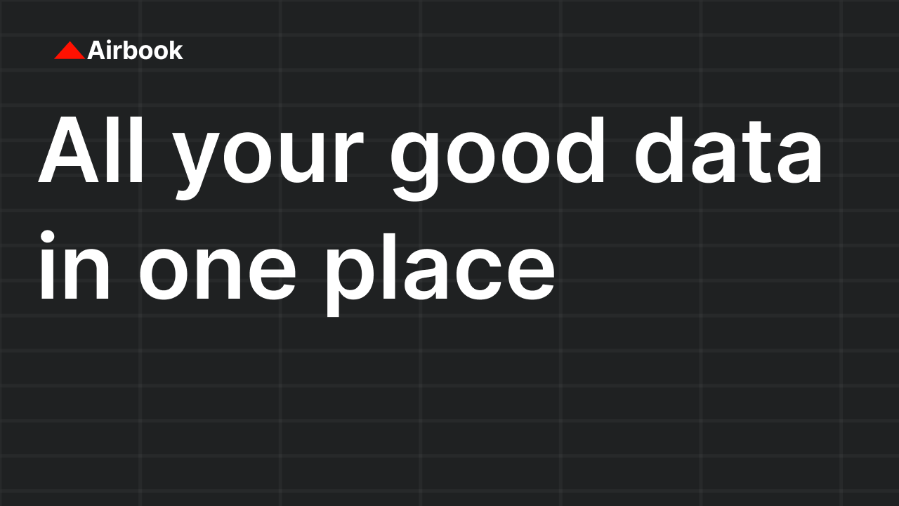 Airbook Connect | Easy Data Pipelines & Warehousing
